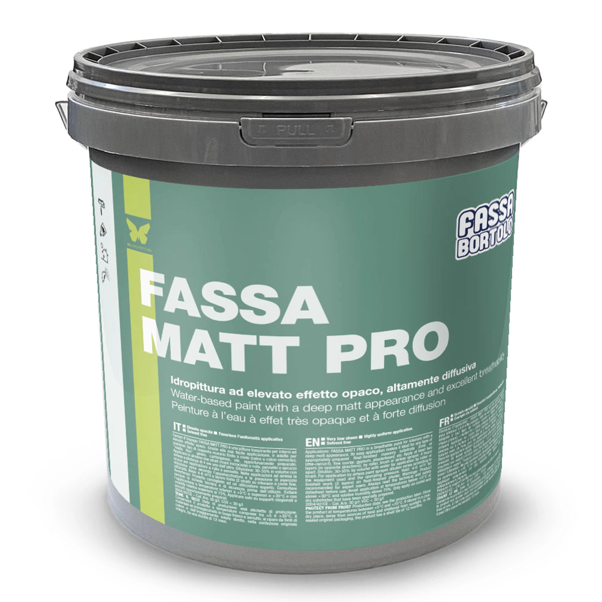 Pittura Lavabile Fassa Matt Pro Bianca Opaca – EmmetiStore